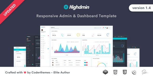 Highdmin - Admin & Dashboard Template by coderthemes | ThemeForest