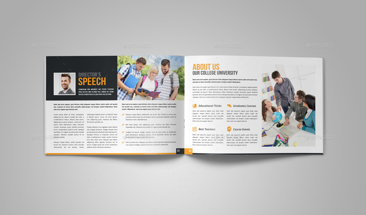 Education Prospectus Brochure v2, Print Templates | GraphicRiver
