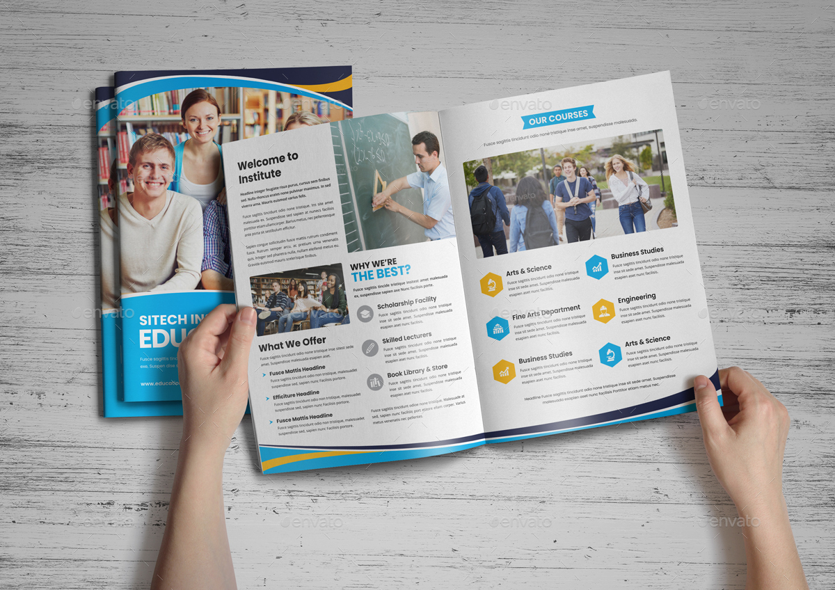 Education Prospectus Brochure v5, Print Templates | GraphicRiver