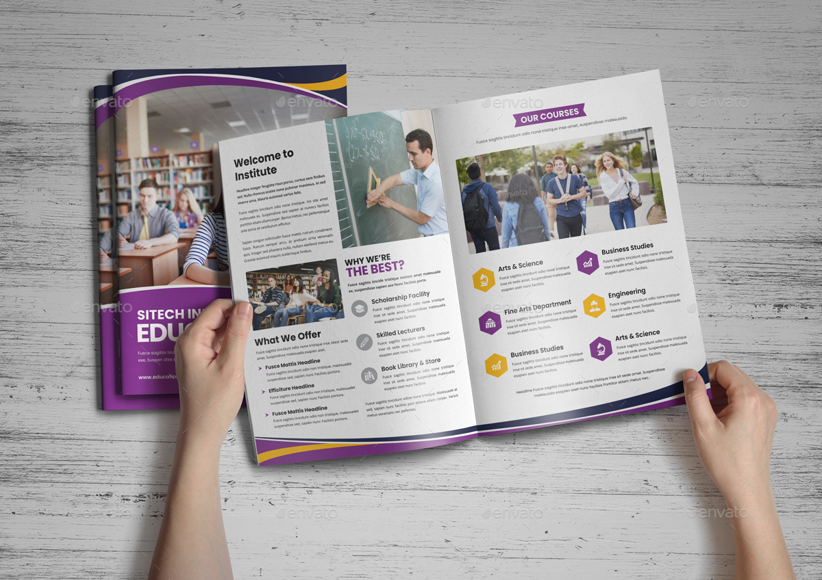 Education Prospectus Brochure v5, Print Templates | GraphicRiver