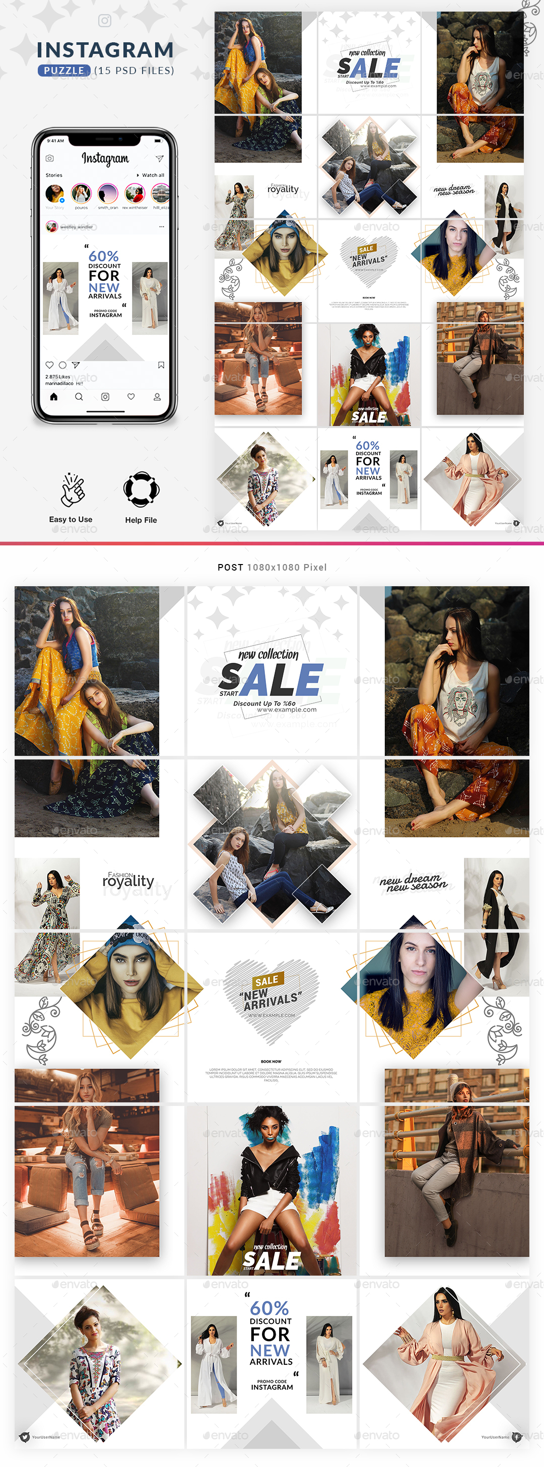 Instagram Bundle, Web Elements | GraphicRiver