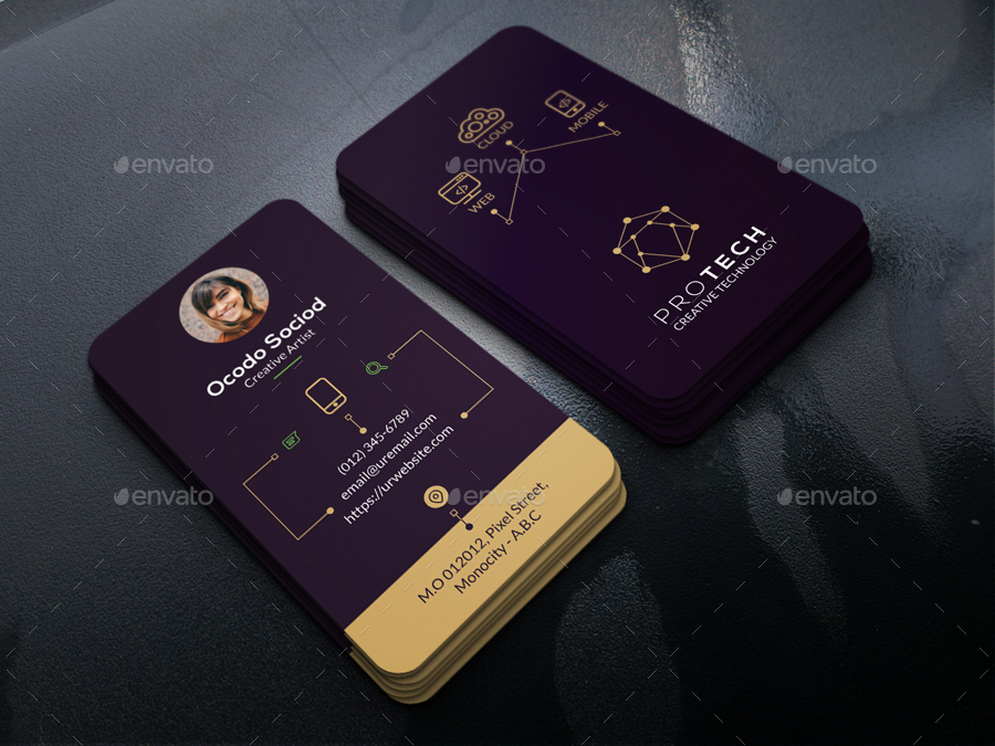 Developer Business Card, Print Templates | GraphicRiver