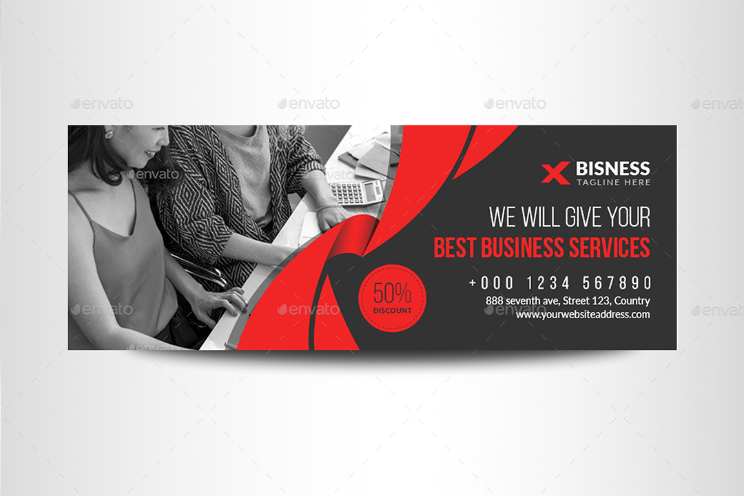 Corporate Facebook Cover, Web Elements | GraphicRiver