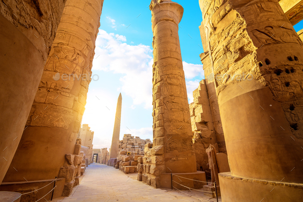 Luxor temple Karnak Stock Photo by Givaga | PhotoDune