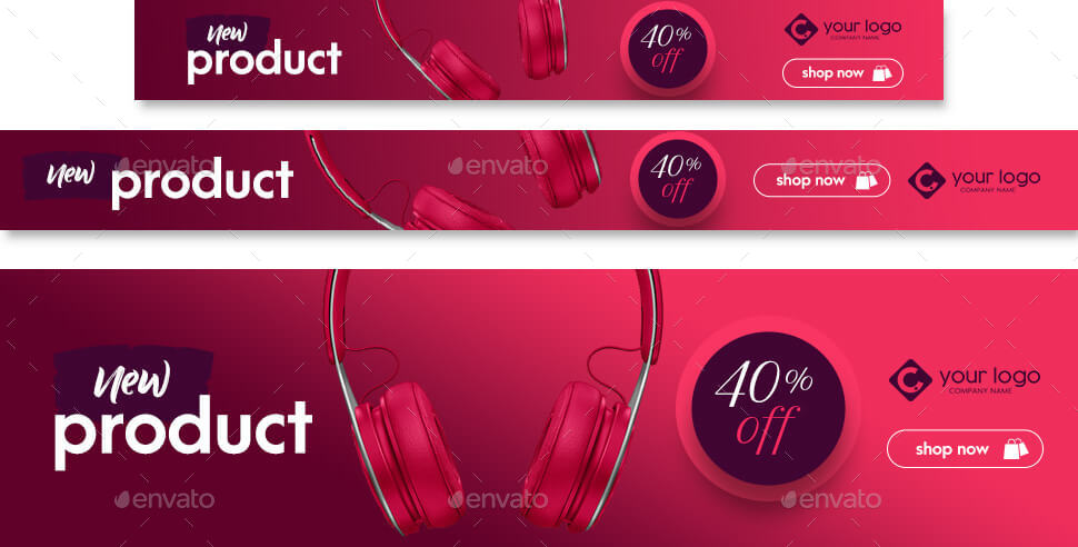 Online Shop Banner Pack, Web Elements | GraphicRiver