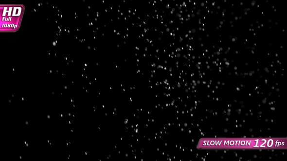 Falling Bright White Particles, Stock Footage | VideoHive