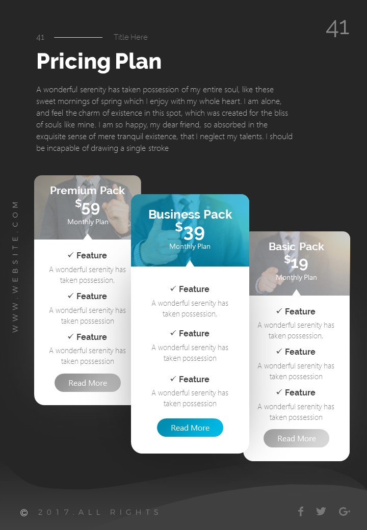 Determination Portrait PowerPoint Template by BrandEarth | GraphicRiver