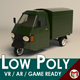 Low Poly Three Wheeled Van 02 by Linder-Media | 3DOcean