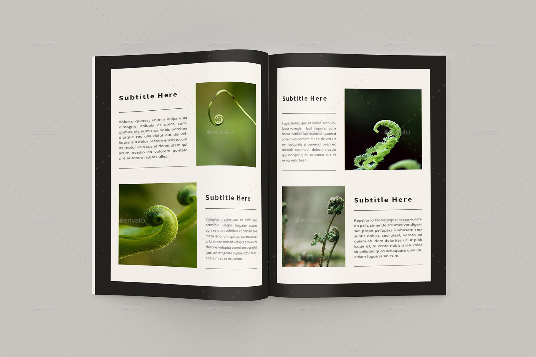 Botanics - A4 Botanical Brochure Template, Print Templates | GraphicRiver