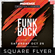 Funk Rock - Square Flyer, Print Templates | GraphicRiver