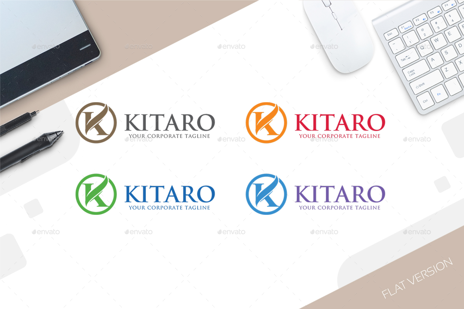 Letter K Logo - Kitaro, Logo Templates | GraphicRiver