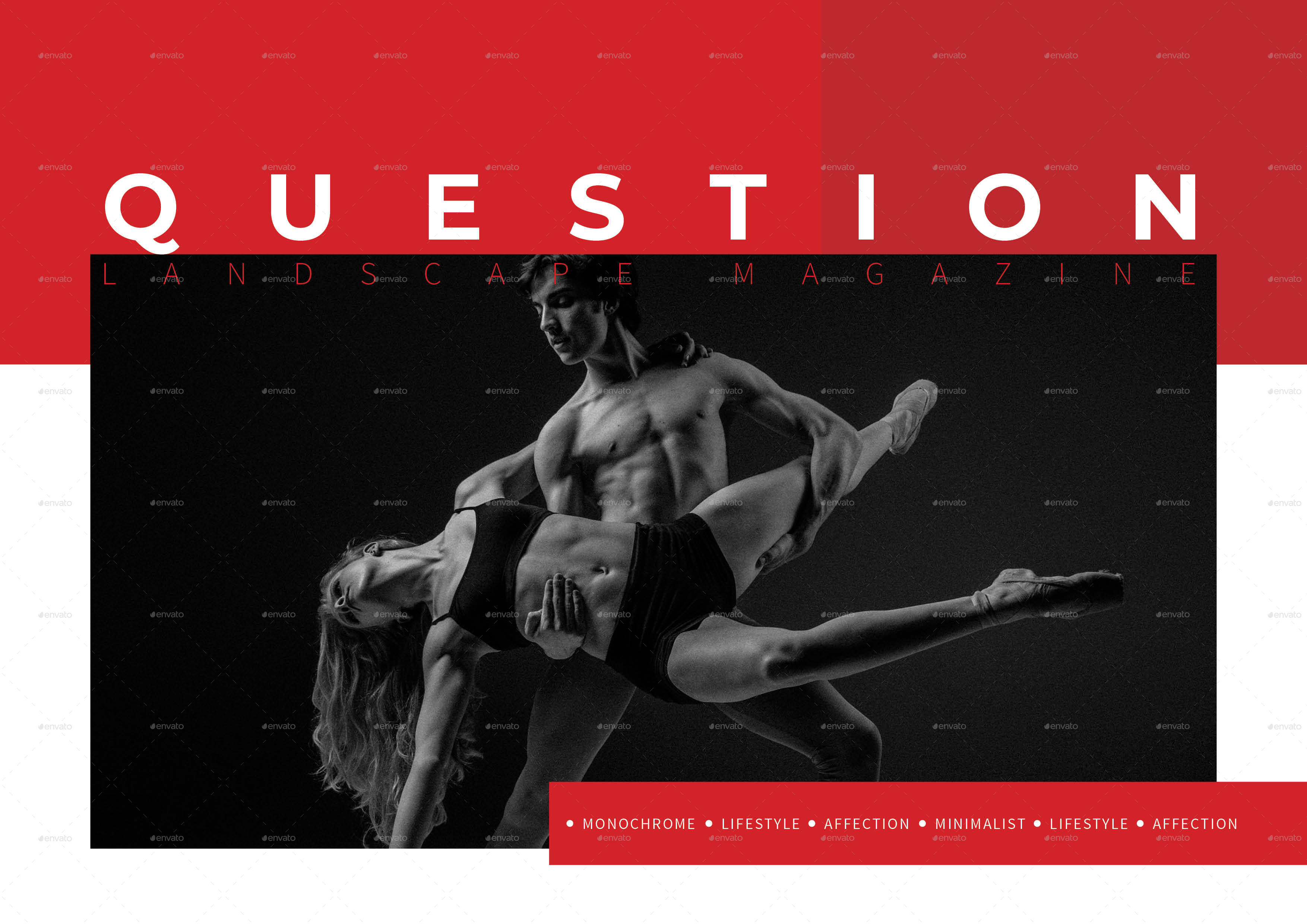 Landscape Magazine Template, Print Templates | GraphicRiver