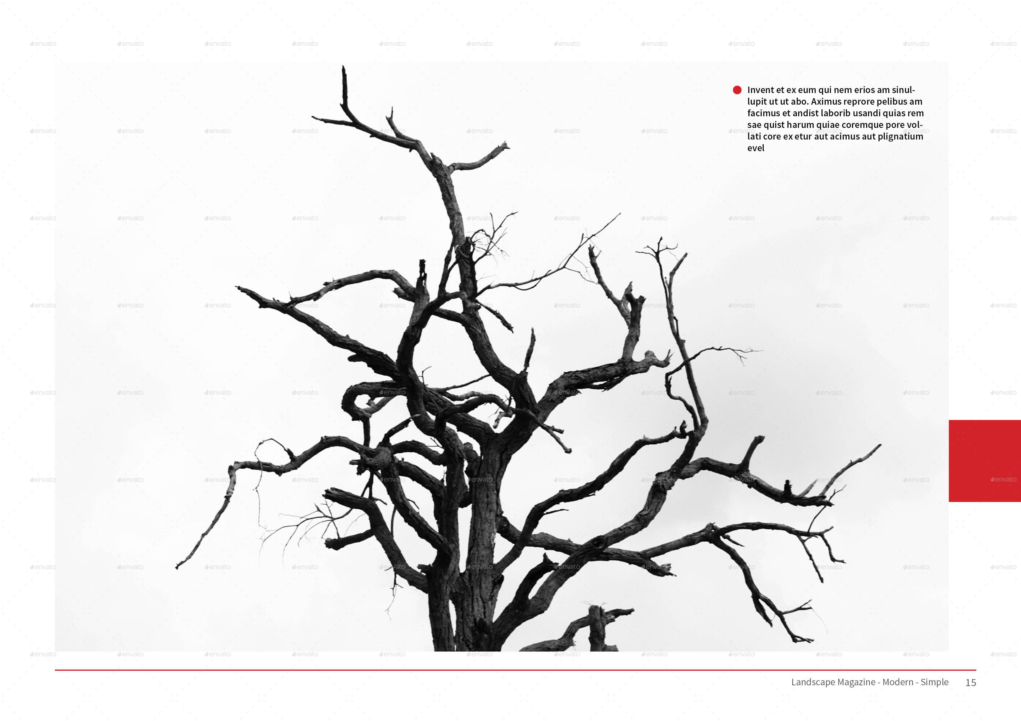 Landscape Magazine Template, Print Templates | GraphicRiver