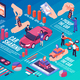 Car Sharing Infographic Flowchart, Vectors | GraphicRiver