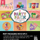 The Party Pack Packaging Mock Ups 5 by incybautista | GraphicRiver