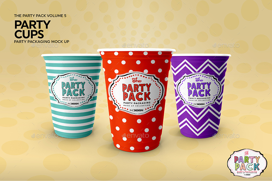 The Party Pack Packaging Mock Ups 5, Graphics | GraphicRiver