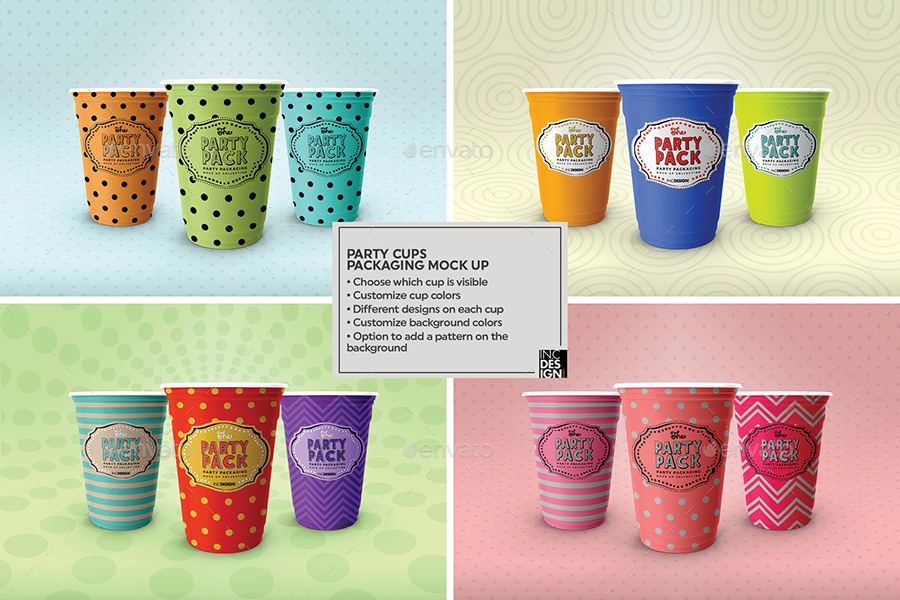 The Party Pack Packaging Mock Ups 5, Graphics | GraphicRiver