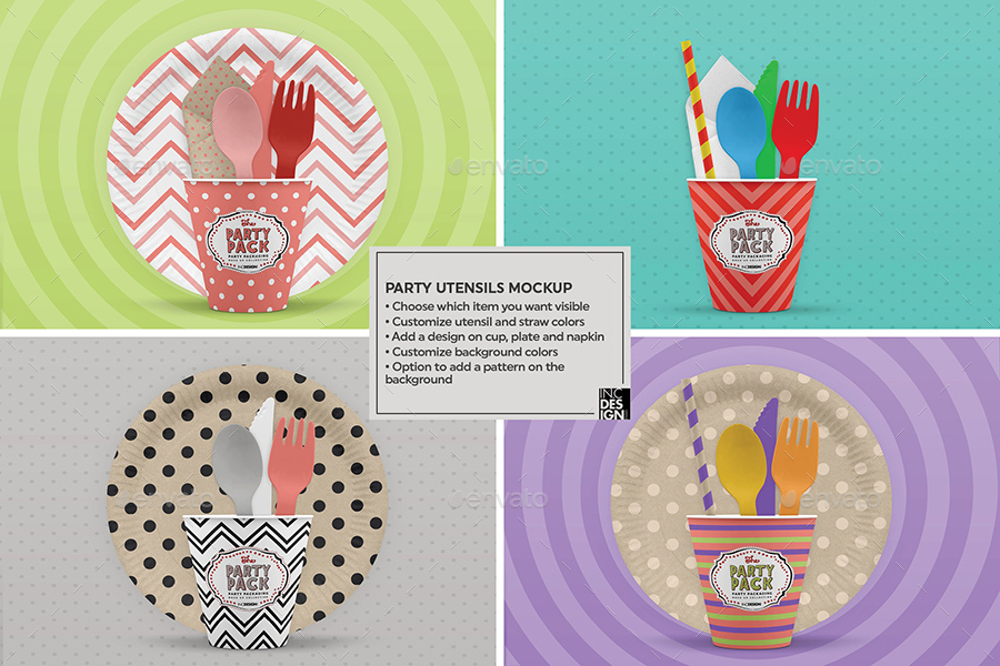 The Party Pack Packaging Mock Ups 5 by incybautista | GraphicRiver