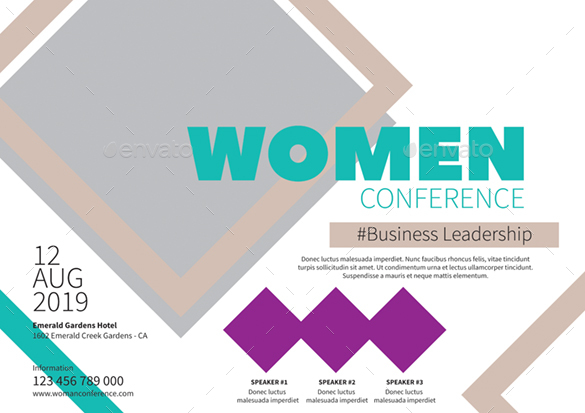 Women Conference, Print Templates | GraphicRiver