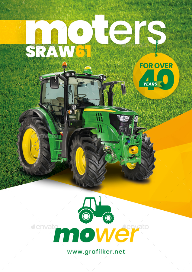 Vehichle Mower Bundle Templates, Print Templates | GraphicRiver