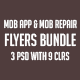 Mobile App & Mob Repair Flyers Bundle, Print Templates | GraphicRiver