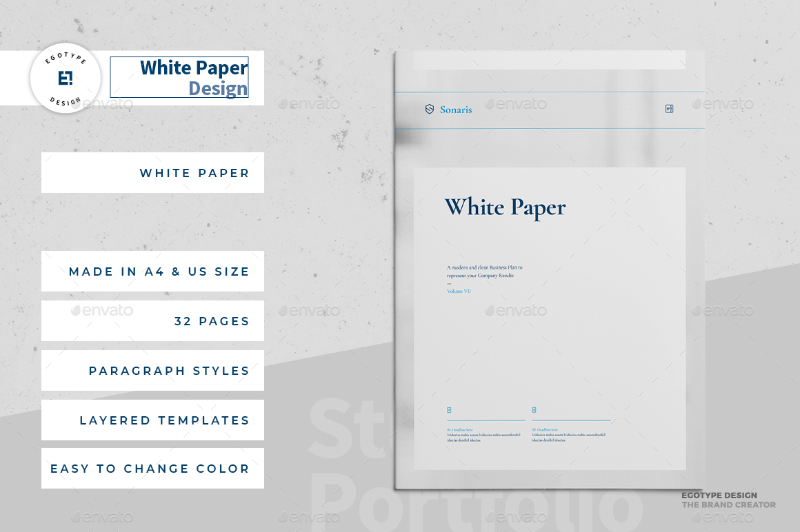 White Paper, Print Templates | GraphicRiver