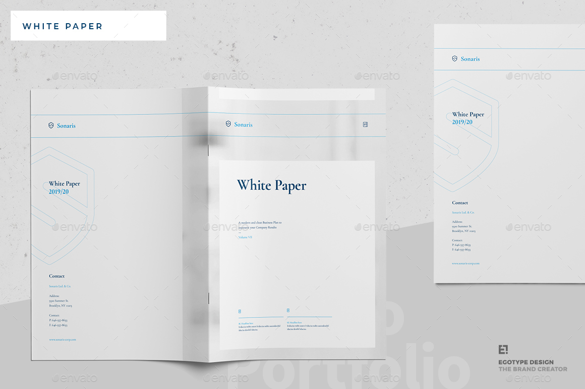 White Paper, Print Templates | GraphicRiver