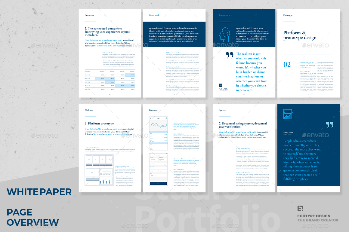 White Paper, Print Templates | GraphicRiver