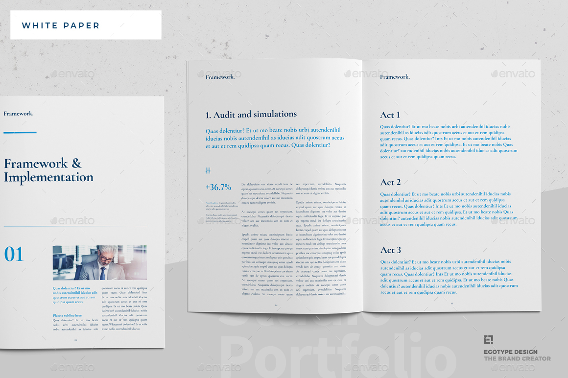 White Paper, Print Templates | GraphicRiver