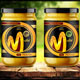 Label Template for Mustard Sauce Packaging, Print Templates | GraphicRiver