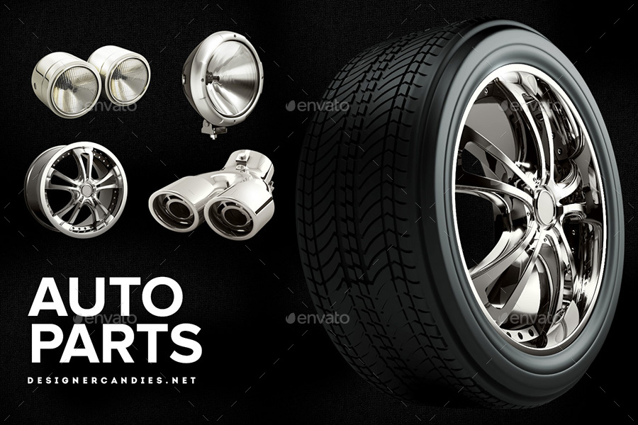 Auto Parts Pack, Graphics | GraphicRiver