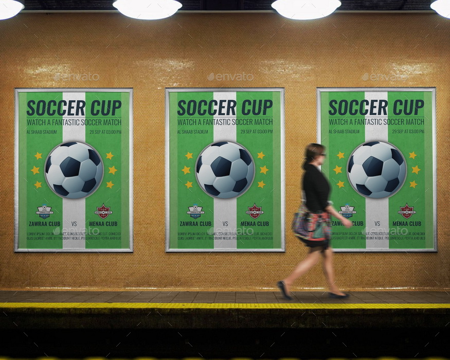 Soccer Advertising Bundle, Print Templates | GraphicRiver