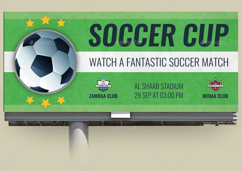 Soccer Advertising Bundle, Print Templates | GraphicRiver