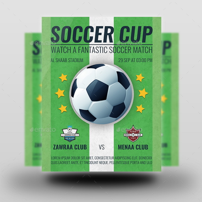 Soccer Advertising Bundle, Print Templates | GraphicRiver