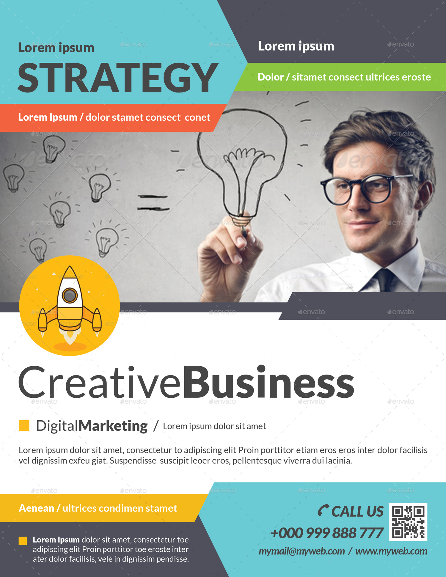 Creative Flyer Bundle 3 in 1, Print Templates | GraphicRiver