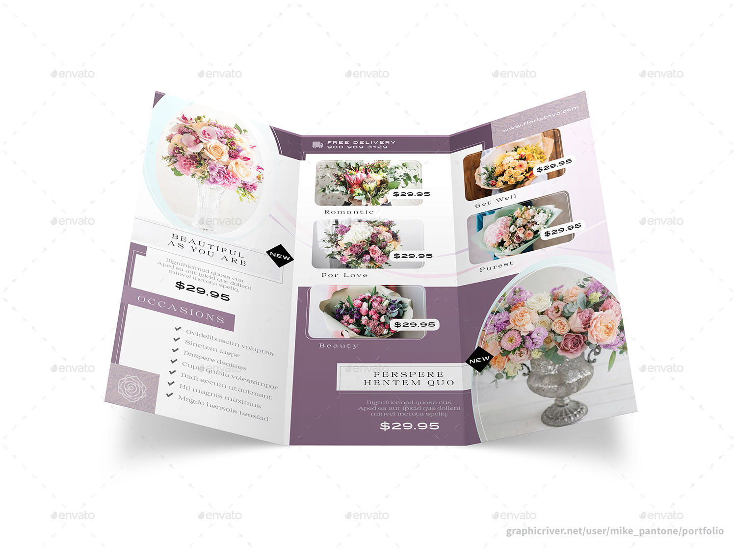 Florist Print Bundle 5, Print Templates | GraphicRiver