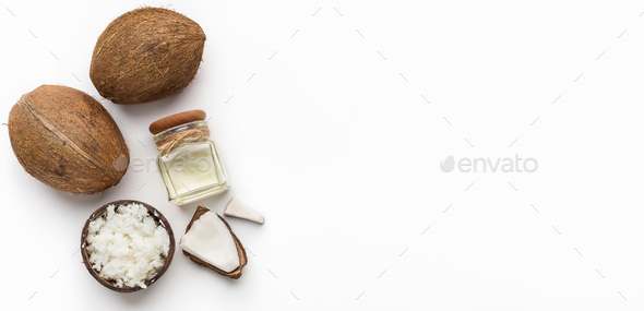 Set of coconut products Stock Photo by Prostock-studio | PhotoDune
