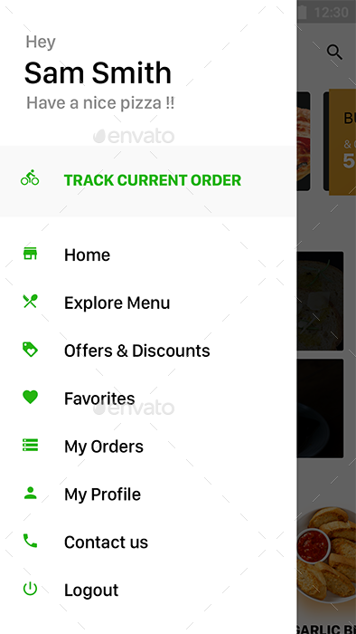 Pizza Ordering App UI Kit| Online Food Ordering App UI Kit| Food App UI ...