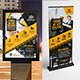 Construction Poster with Rollup Bundle, Print Templates | GraphicRiver