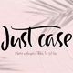 Just Case Modern Script Font, Fonts | GraphicRiver