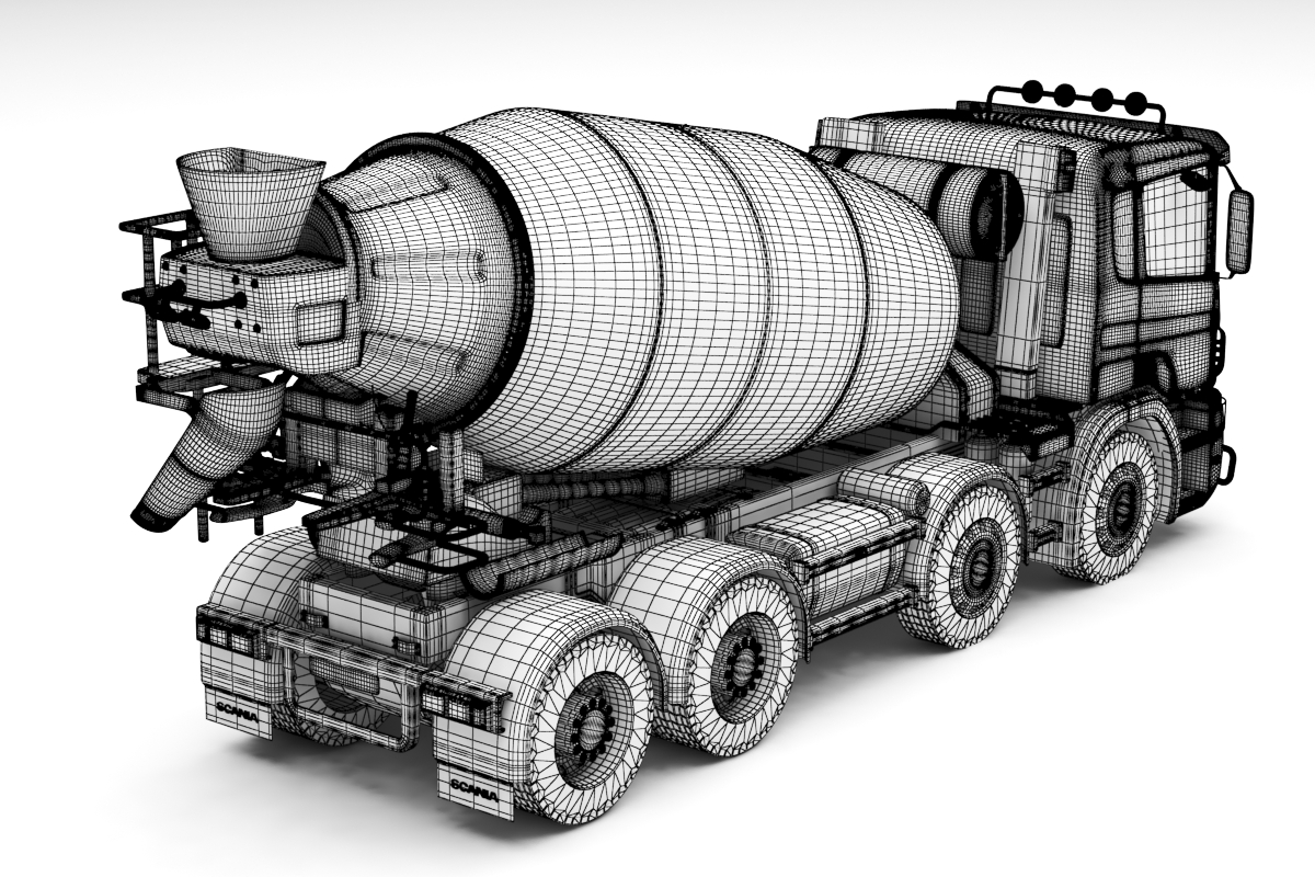 Concrete car by kropion | 3DOcean