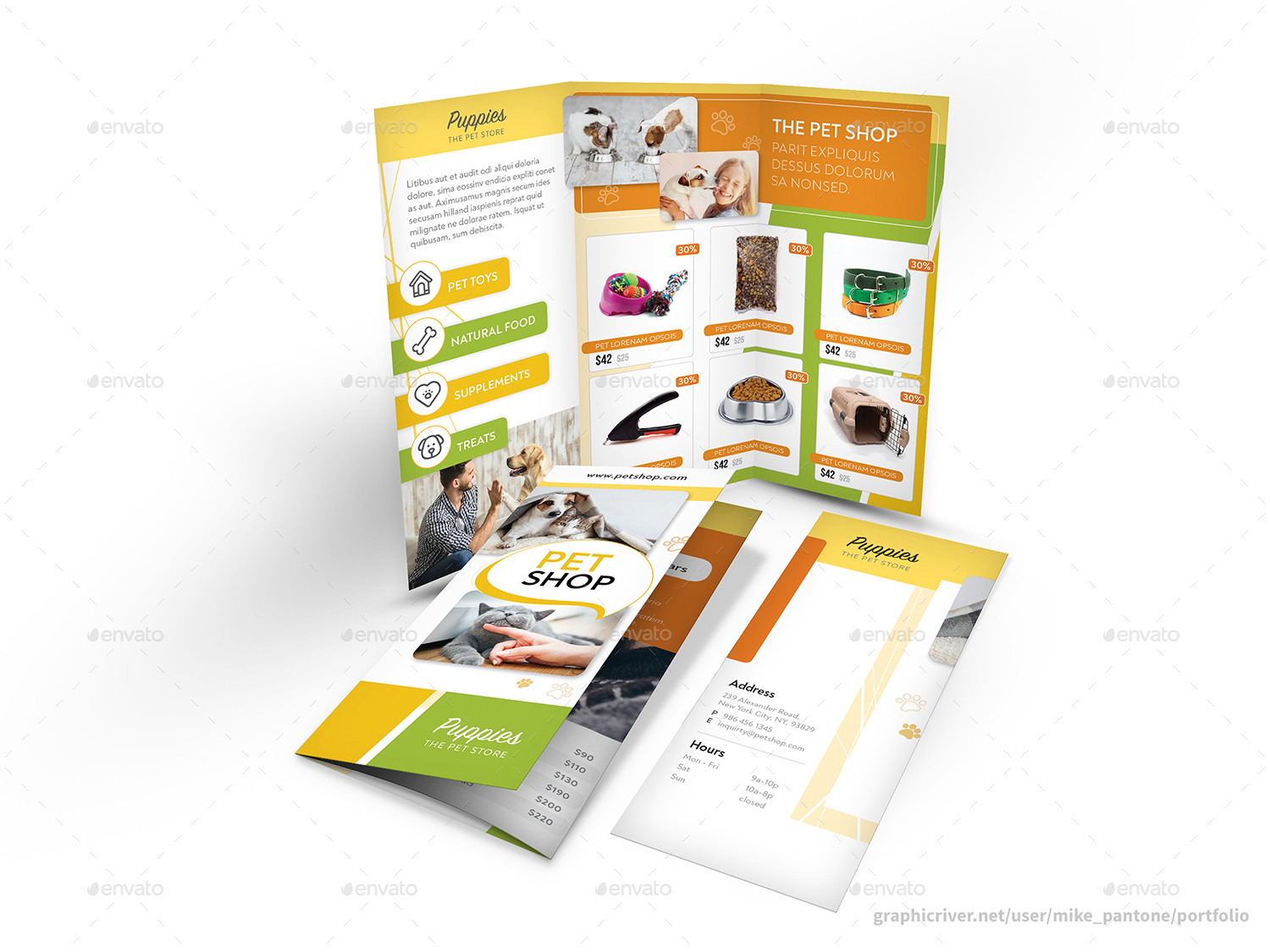 Pet Shop Print Bundle, Print Templates | GraphicRiver