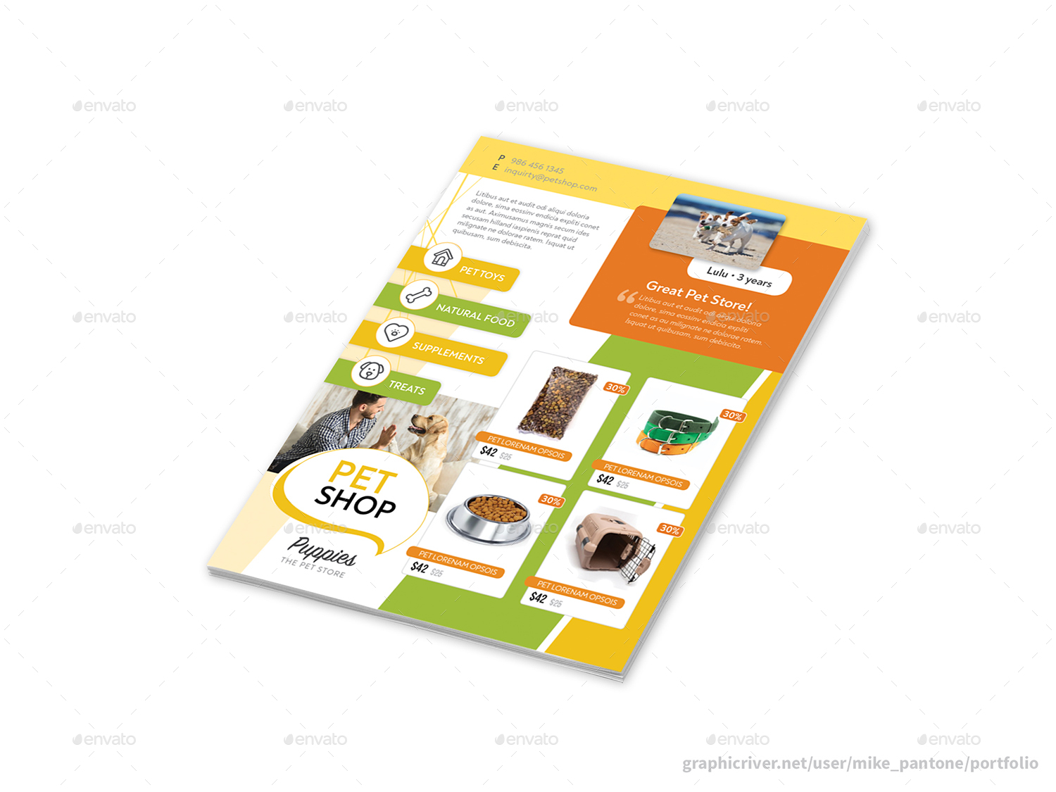 Pet Shop Print Bundle, Print Templates | GraphicRiver