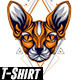 Spix Cat Geometric, T-Shirts | GraphicRiver