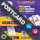 Mobile App Postcard Templates, Print Templates | GraphicRiver