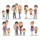 Family Characters, Vectors | GraphicRiver