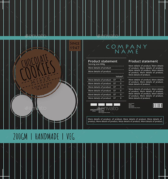 Package and Products Label, Print Templates | GraphicRiver