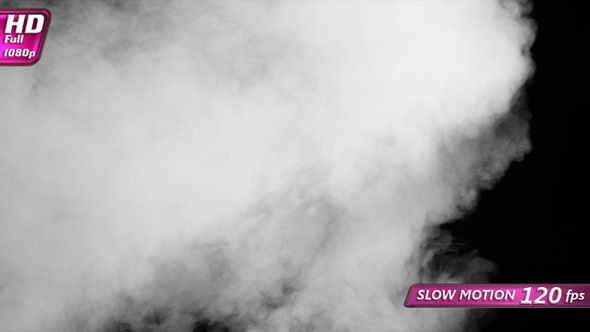 Jet Of White Smoke Overlaps The Screen, Stock Footage | VideoHive