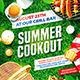 Summer Cookout Party Poster, Print Templates | GraphicRiver