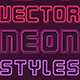 Vector Neon Graphic Styles, Add-ons | GraphicRiver
